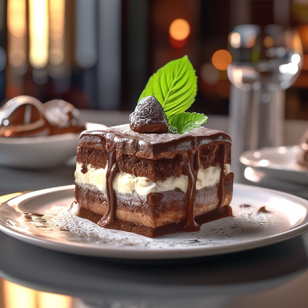 "🤤 On the table there is a chocolate …" — image created in Shedevrum
