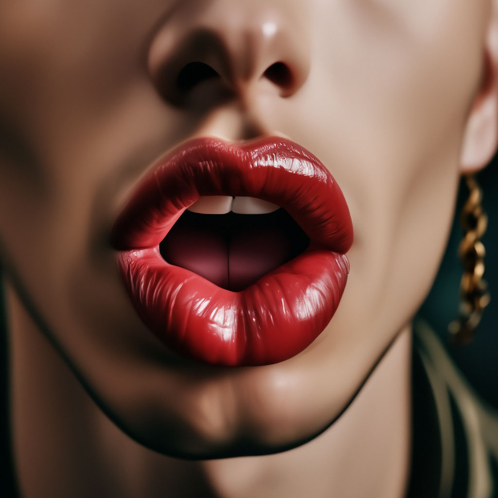 "He rolled out his lip" — image created in Shedevrum