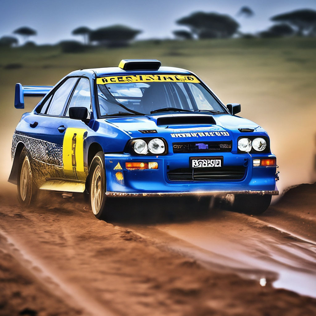 «Subaru Impreza WRX STI 22B 1999 …» — картинка создана в Шедевруме