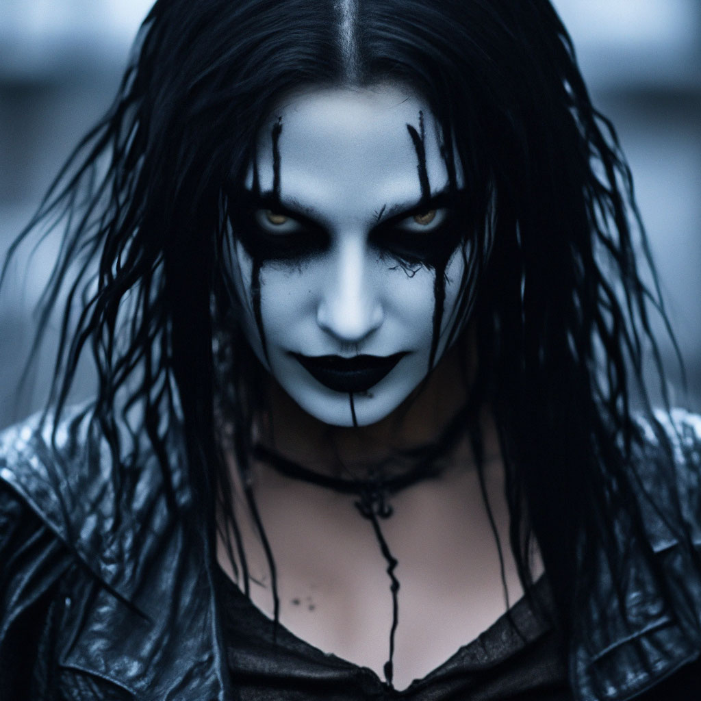 The Crow Makeup Female | Saubhaya Makeup