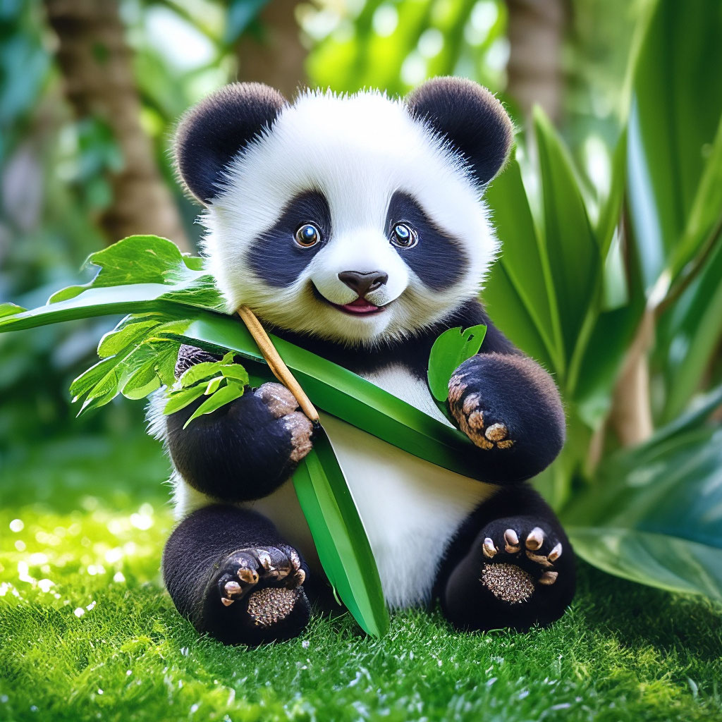 Panda Tumblr Bakgrunner Sett Med Søte Klistremerker Og Forskjellige