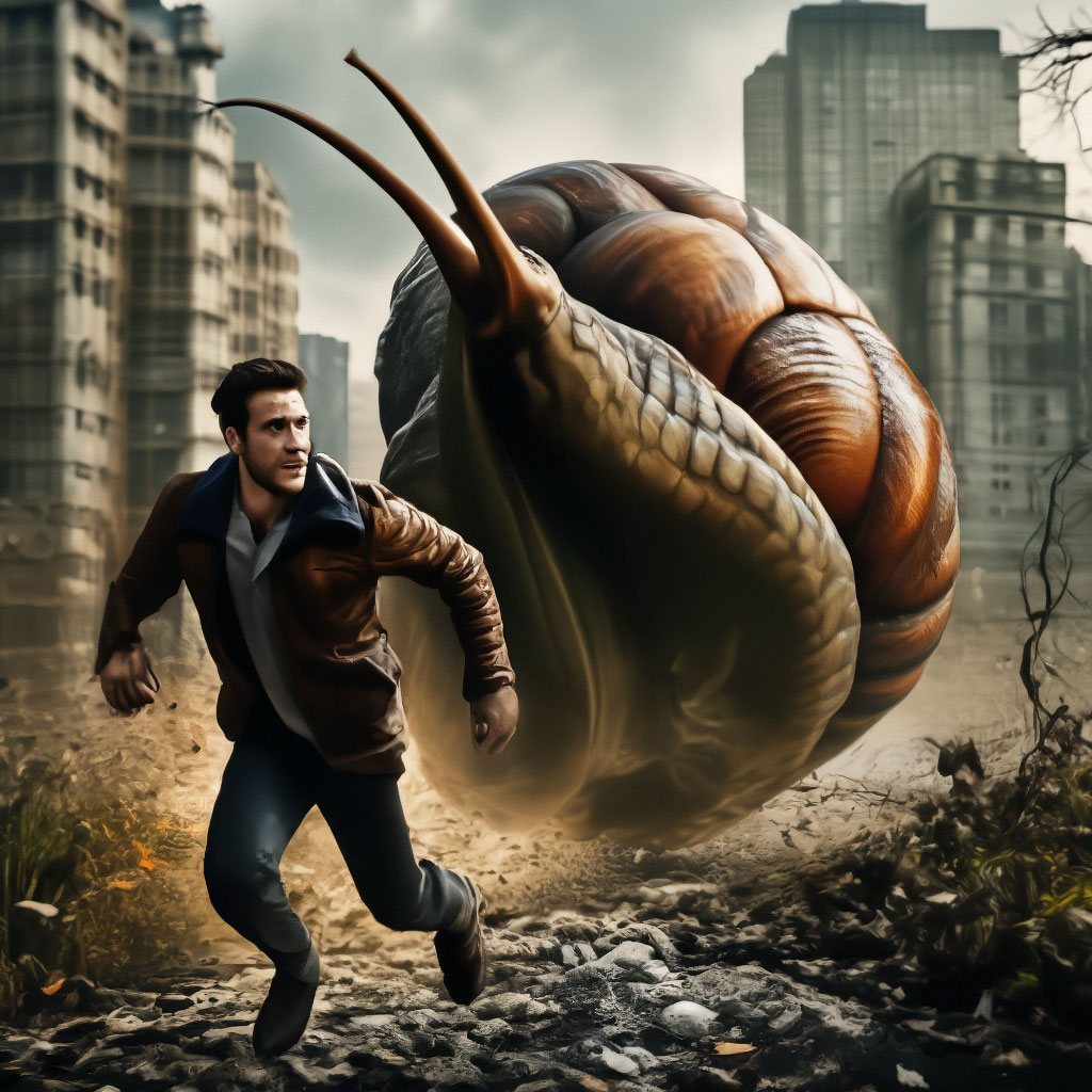 Running Away From Monster