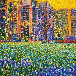 "The vagaries and surprises of spring, urban plot, abstract ...