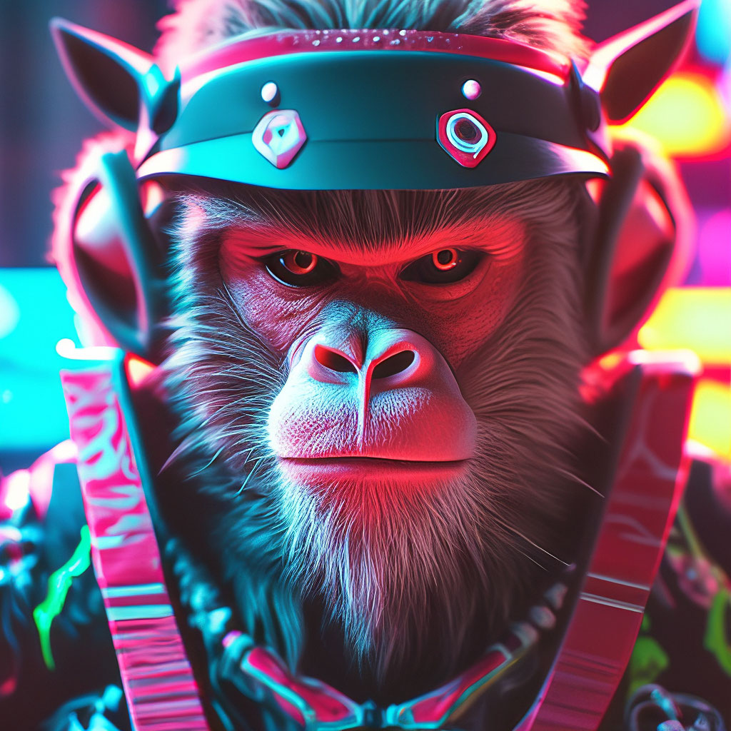 Ninja Monkey Wallpaper