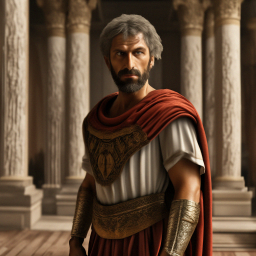 «Pontius Pilate, Procurator of Judea, 4g, 1024 megapixels, background ...