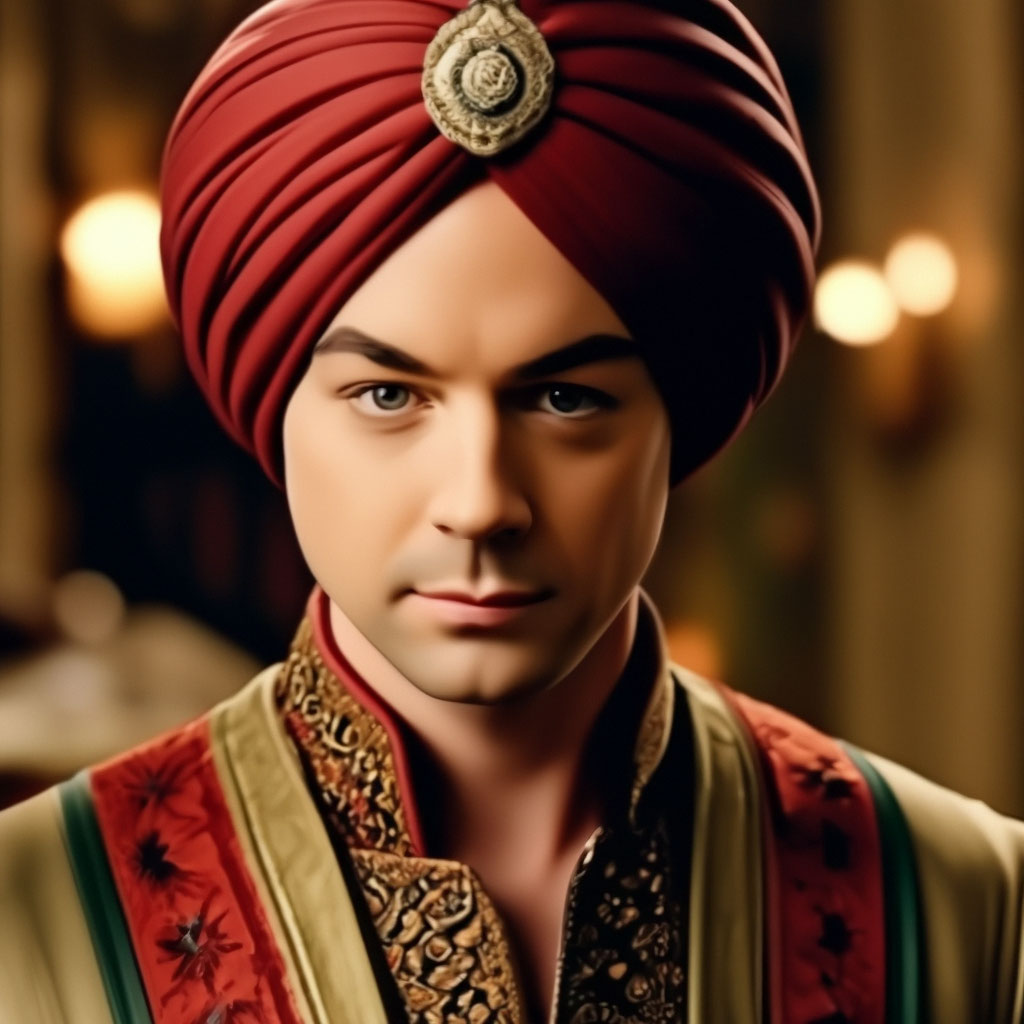 "Series: The Big Bang Theory, Sheldon …" — image created in Shedevrum