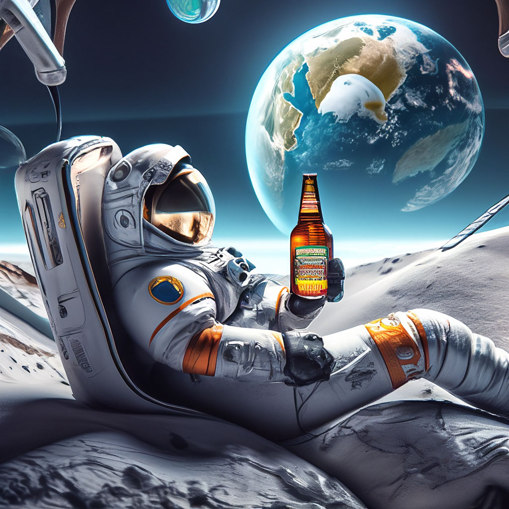 Carlsberg Beer Astronaut