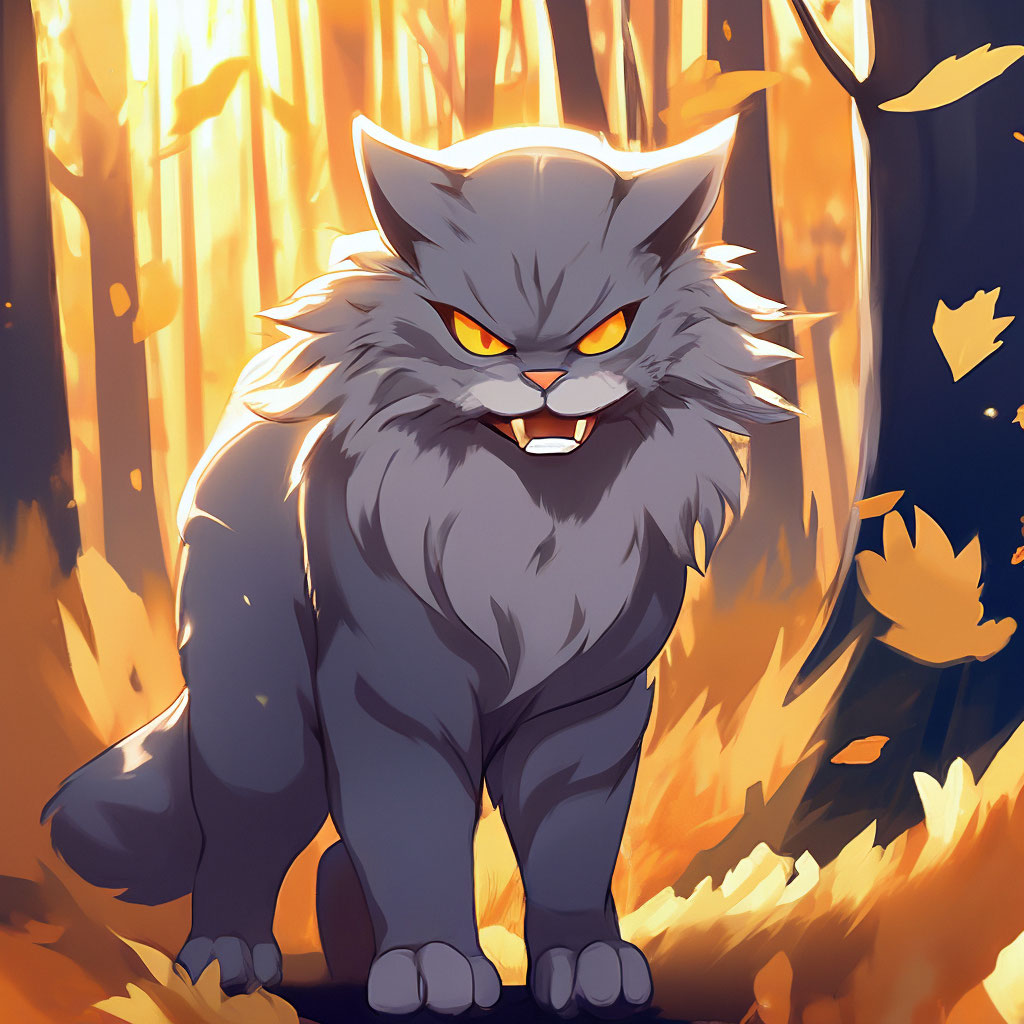  Angry Yellow toothed Cat Yellowfang Warrior Cats The Ashy Cat Has A