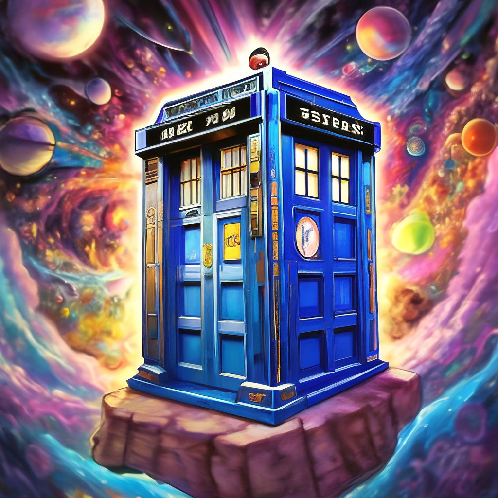Tardis Cartoon Zeichnung