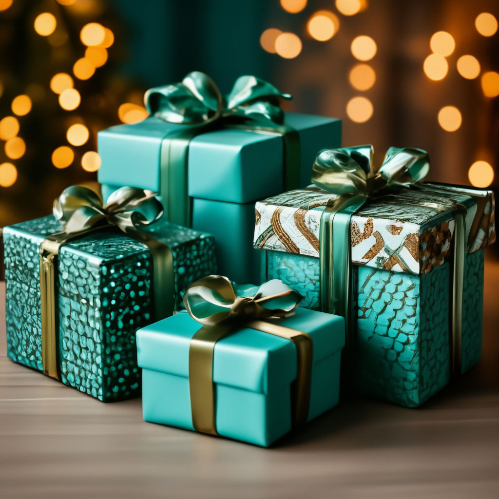 "Turquoise gifts" — image created in Shedevrum