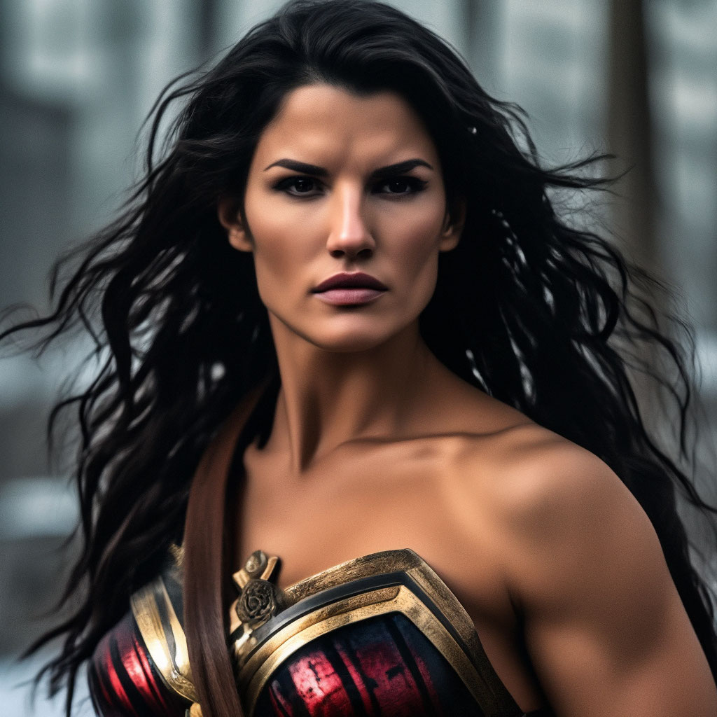 Gina Carano Como Mulher Maravilha