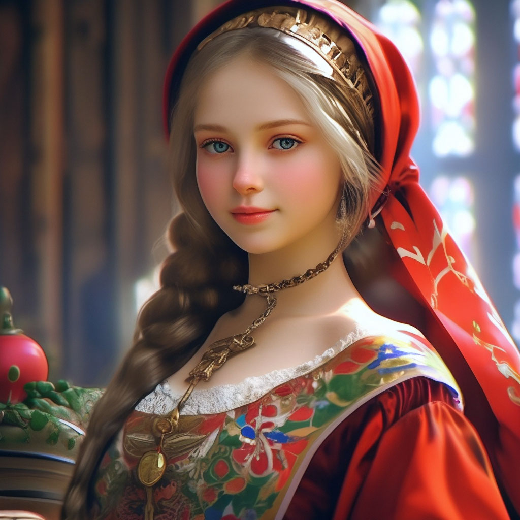 "In conclusion, our AI Russian Girls …" — image created in Shedevrum