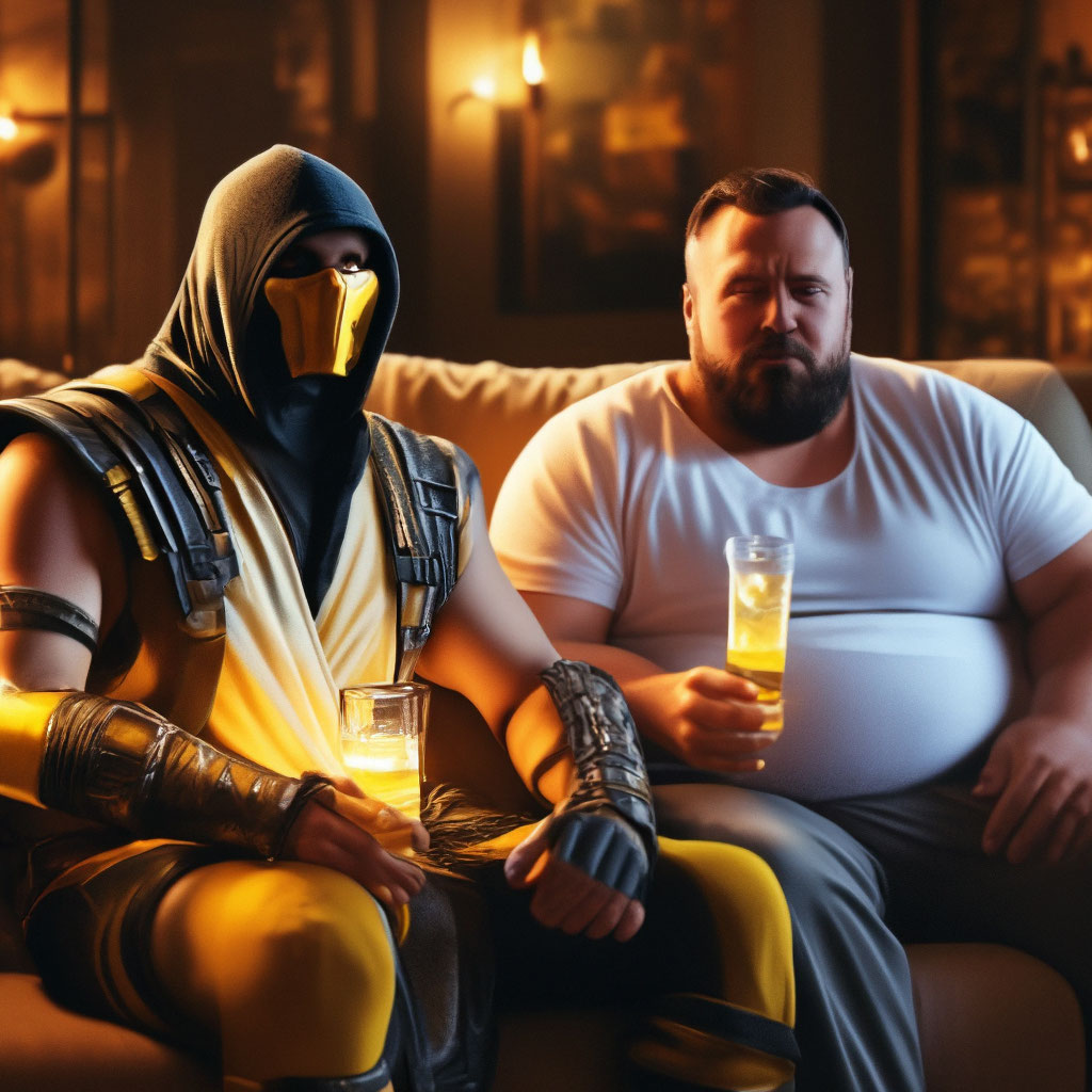 Drunk Fat Guy Mortal Kombat