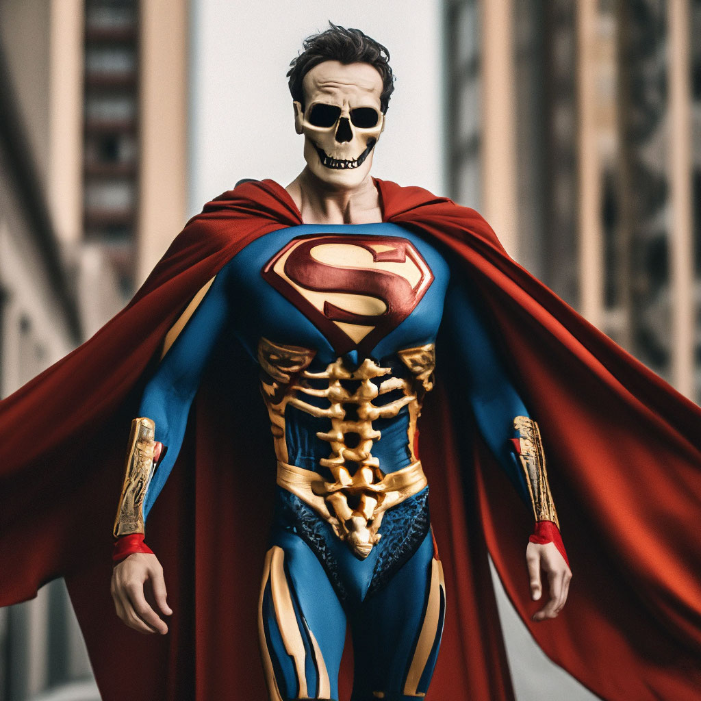 Superman Skeleton Wallpaper Who Has A Stronger/More Durable Skeleton?