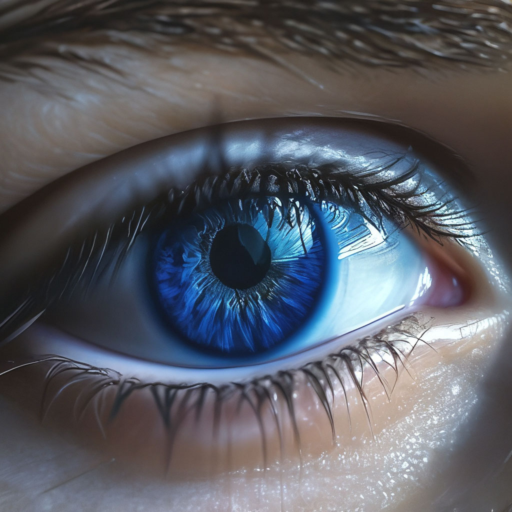 Beautiful Sapphire Blue Eyes