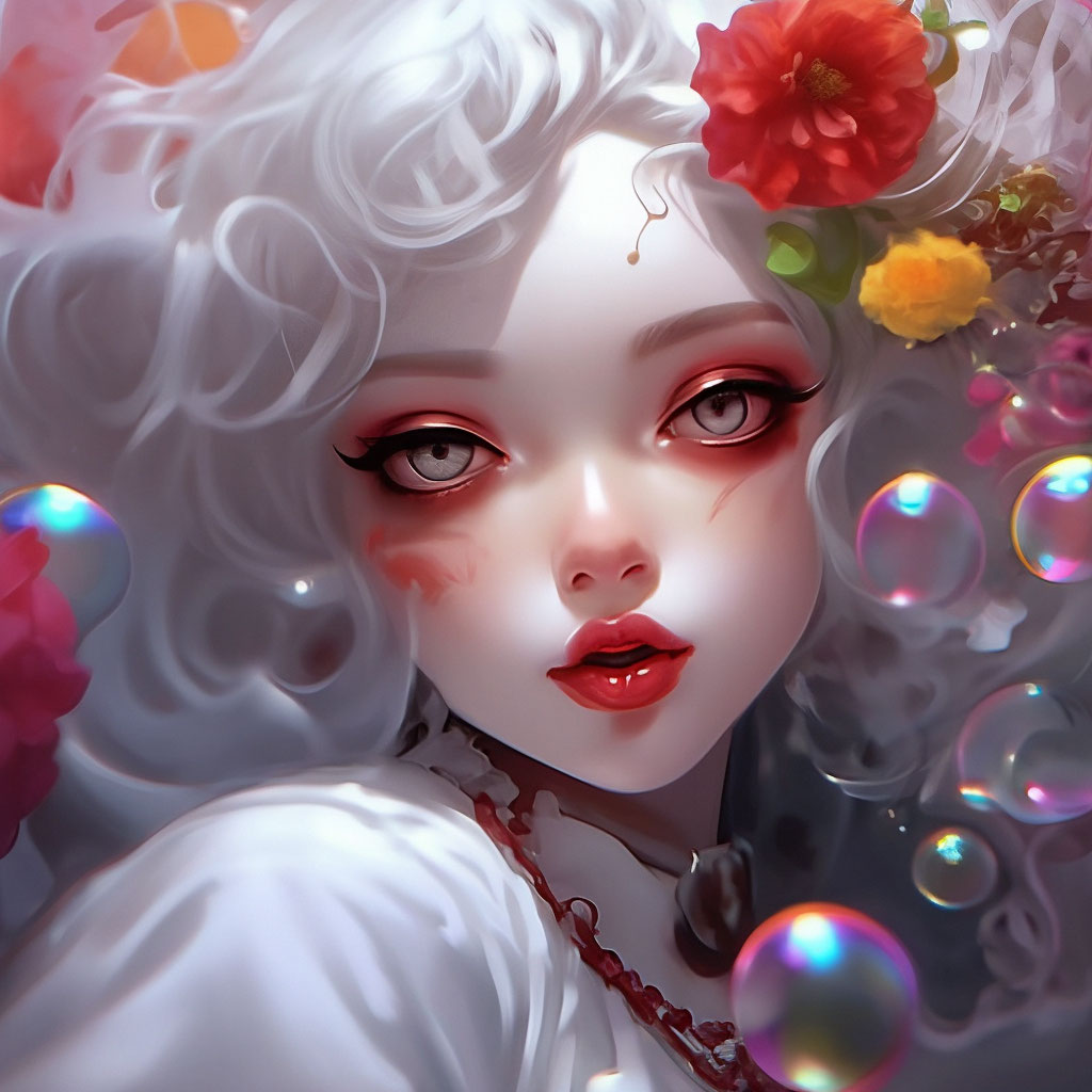 "Horror aesthetics, realistic girl …" — image created in Shedevrum