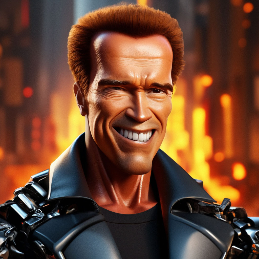 Funny Terminator Cartoon Hd