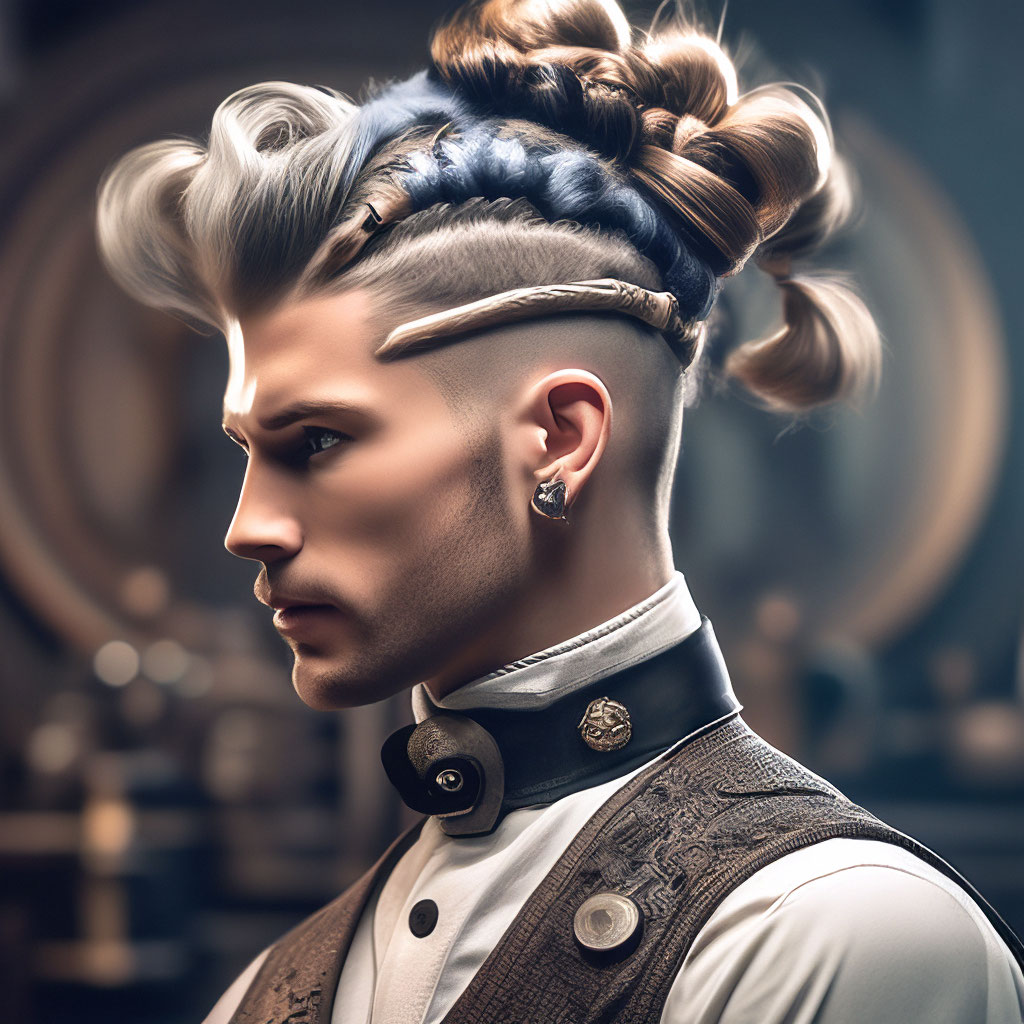 Steampunk Hairstyles Men Kingsley Shakelbolt