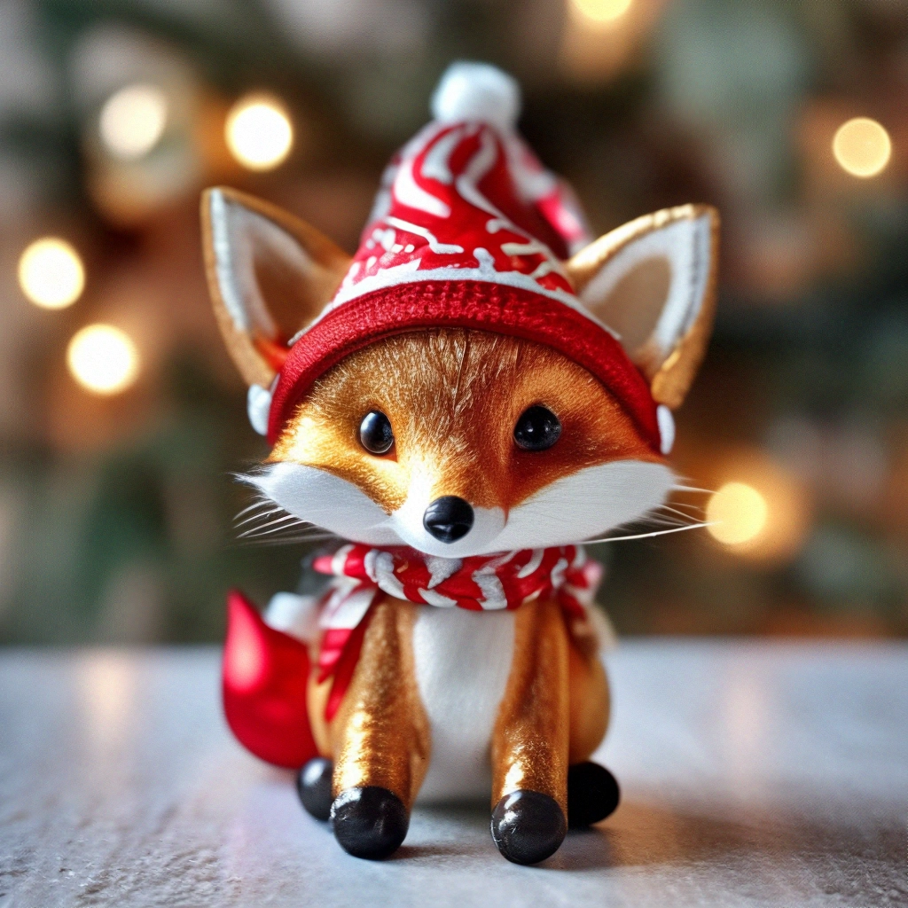 «Лиса 🦊 в красной шапке» — картинка создана в Шедевруме