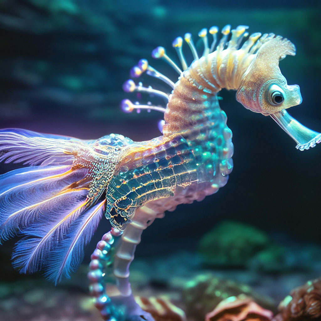 "Underwater world an unknown creature to official science, a hybrid of ...