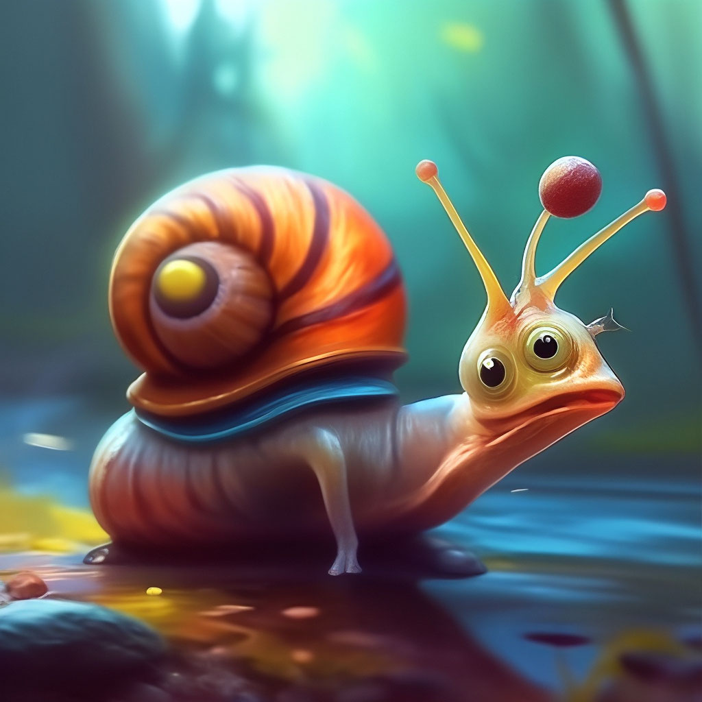 Funny Snail Widescreen Images