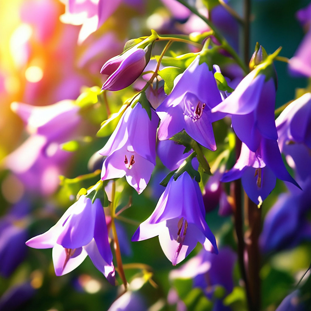 "Flowers bells" — image created in Shedevrum