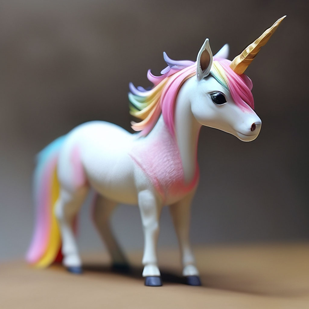 "a small unicorn, ultra-realistic, …" — image created in Shedevrum
