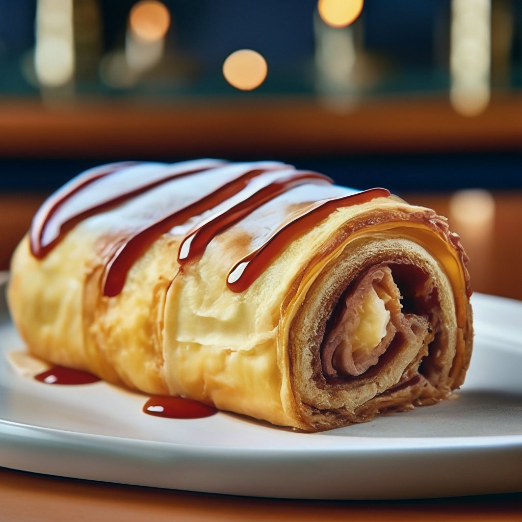 "Pastry roll" — image created in Shedevrum