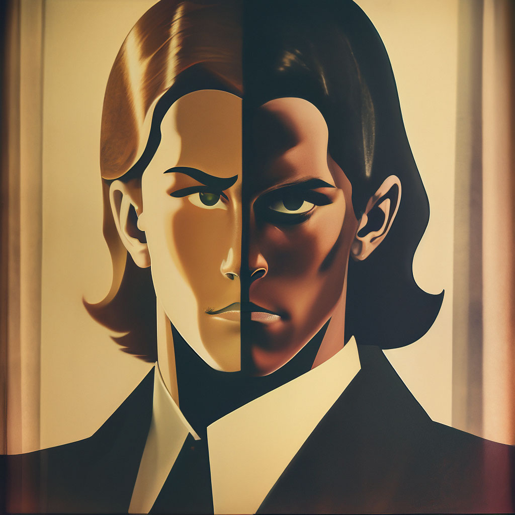 "The portrait of Anakin Skywalker is …" — image created in Shedevrum