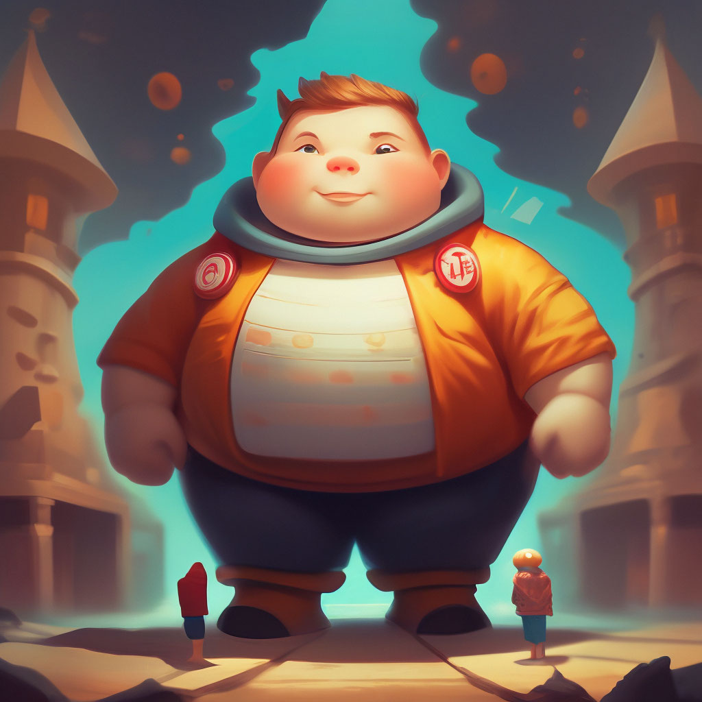 "Little big man" — image created in Shedevrum