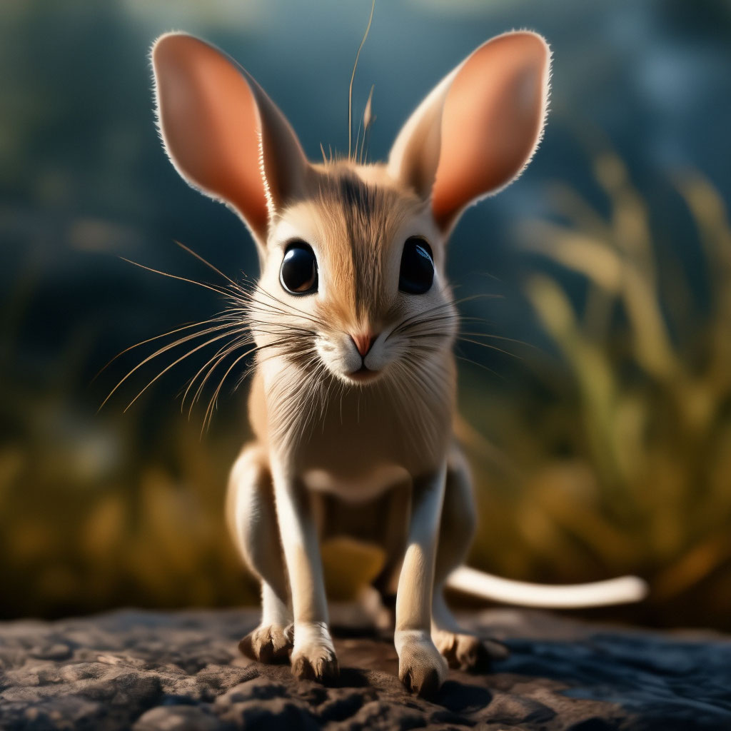 "Jerboa" — image created in Shedevrum