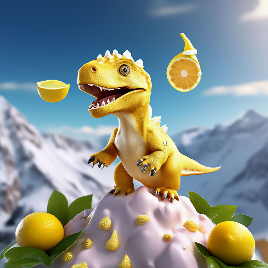 "An incredibly cute lemon baby …" — image created in Shedevrum