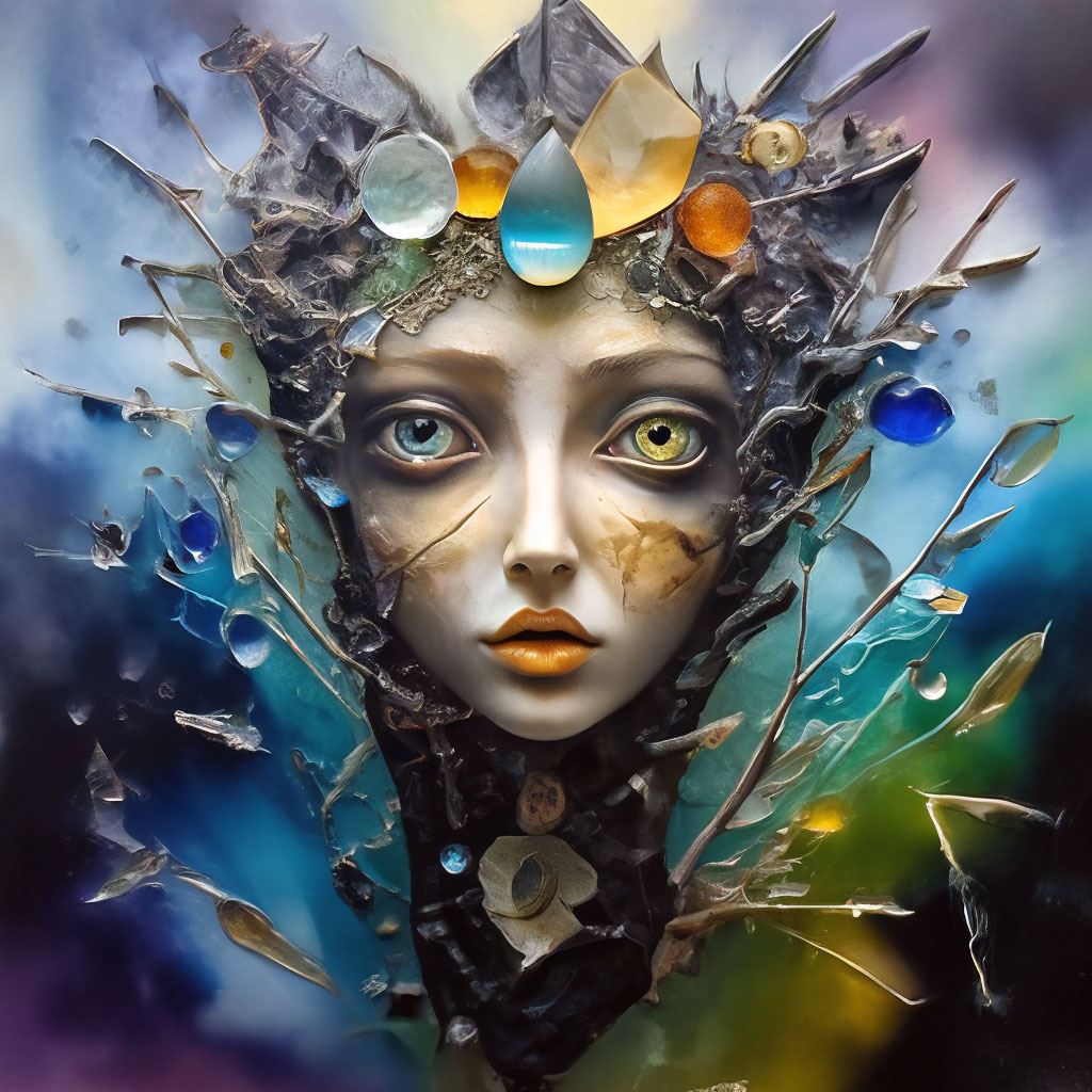 " portrait A charming fairy-tale …" — image created in Shedevrum