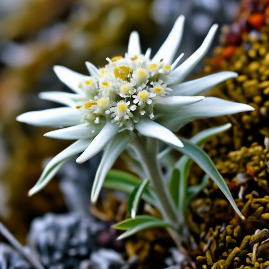 "Edelweiss" — image created in Shedevrum