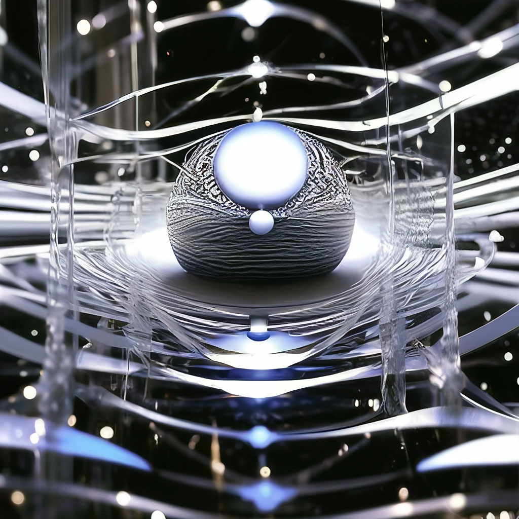 "@jeanne quantum field + atmosphere of indistinct color, third eye, fractal, futurism, white ...