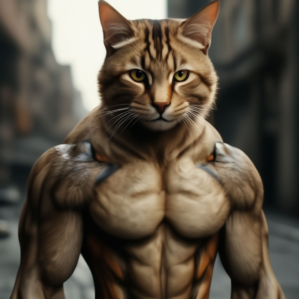 Gato Mas Musculoso Del Mundo