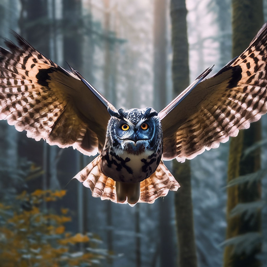 Owl Flying Gif