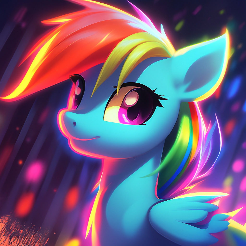 Super Rainbow Dash Dark
