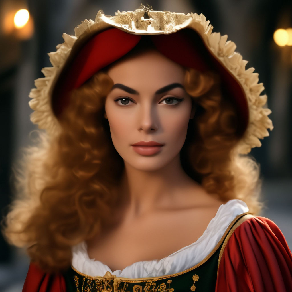 "Angelica Marquise of Angels Michel Mercier" — image created in Shedevrum