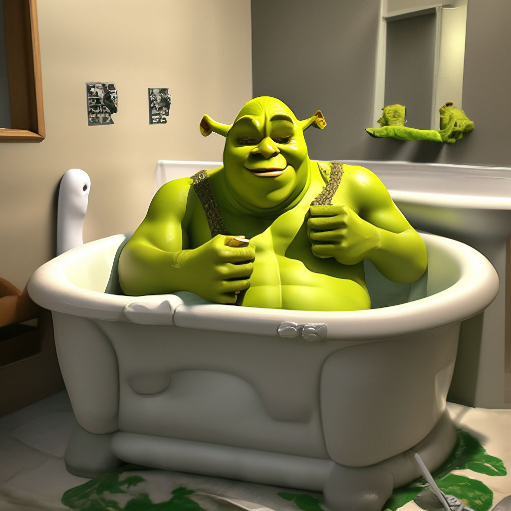 Shrek An Tiarna Ceoil Farquaad Bathtub Lord Farquad In The Bath Tub