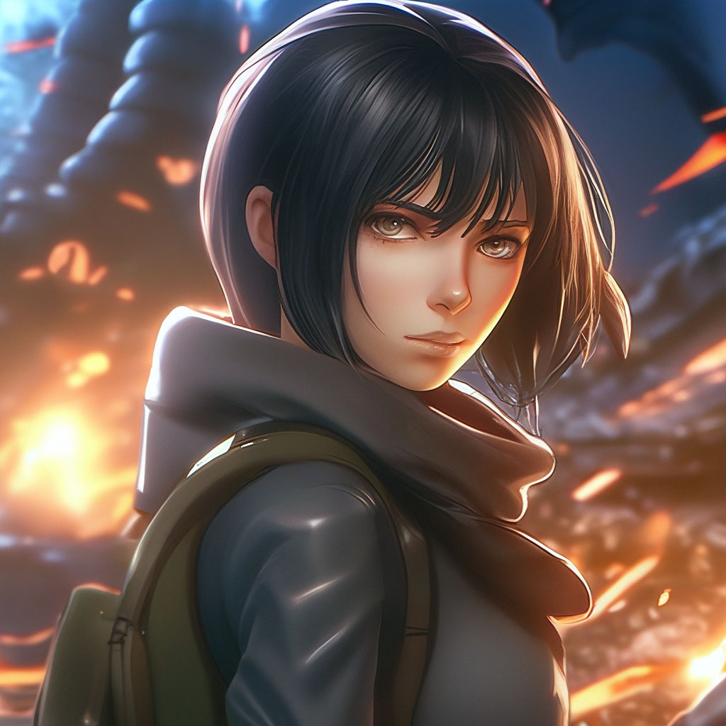 1440x2560 Mikasa Ackerman Attack On Titan Intelligence Scouting Legion