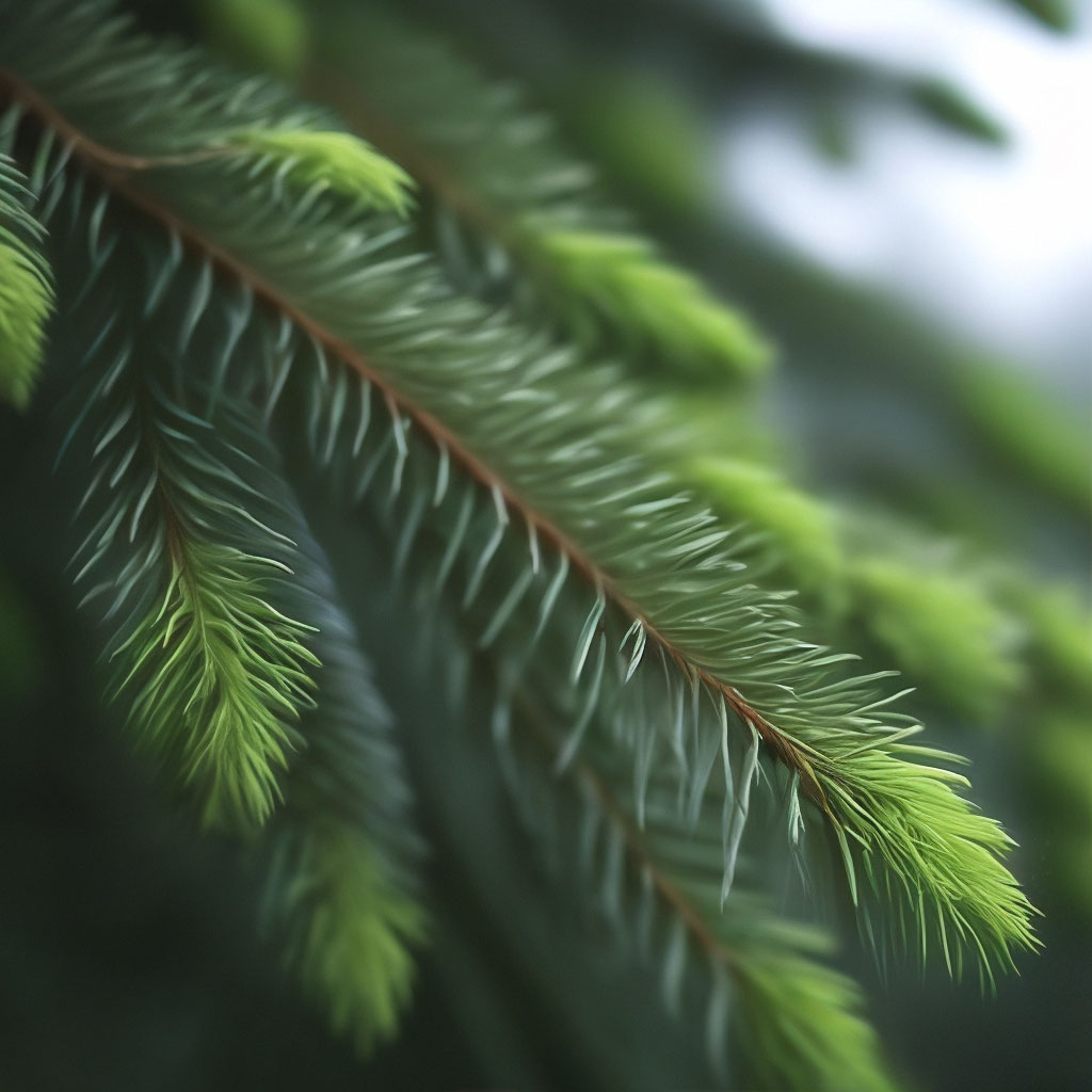 "Abeto común de cuerpo entero una foto…" — imagen creada en Shedevrum