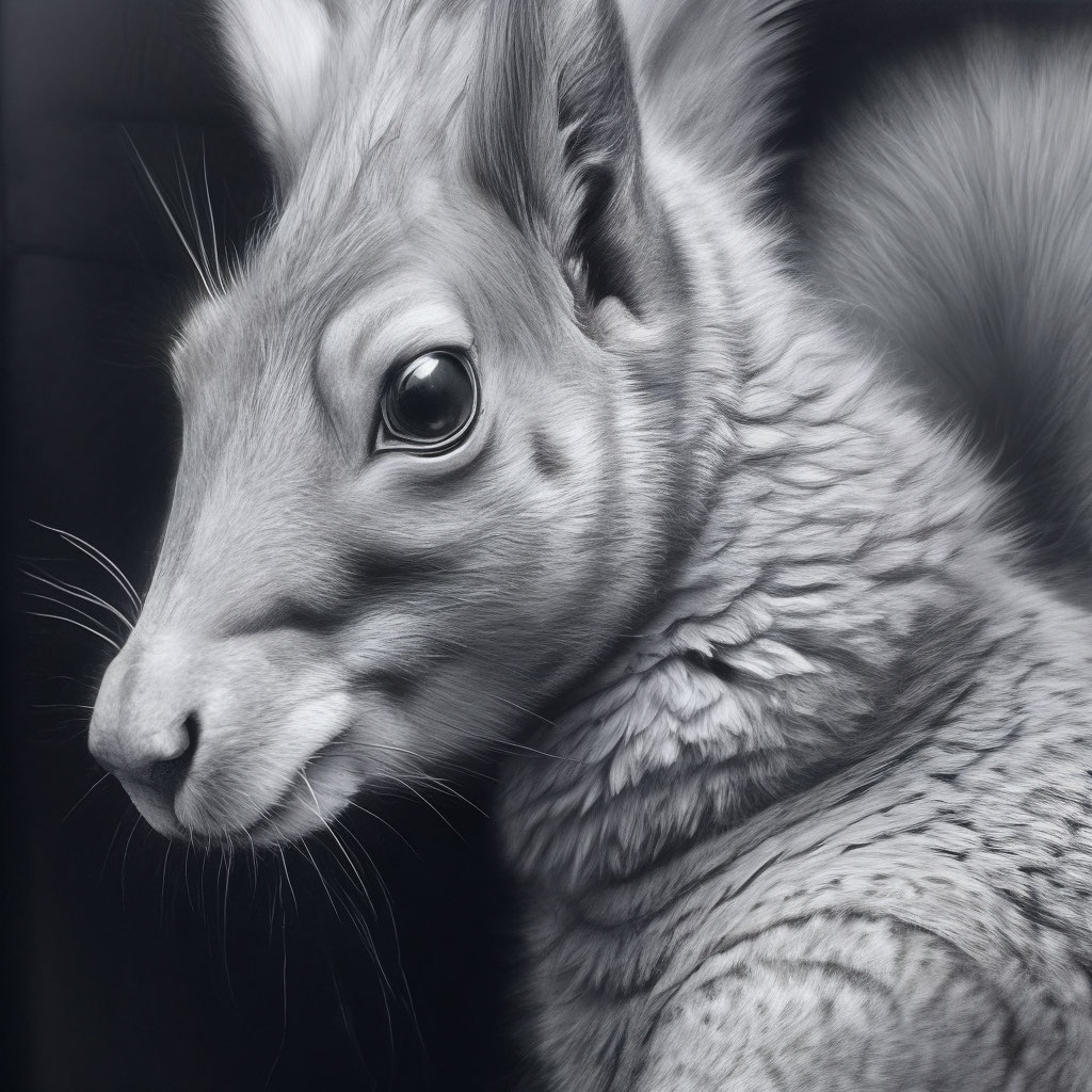 "A pony and squirrel hybrid" — image created in Shedevrum