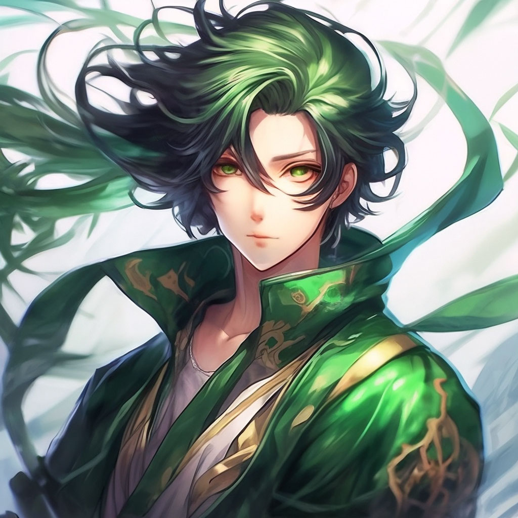 Anime Wind Element Boy