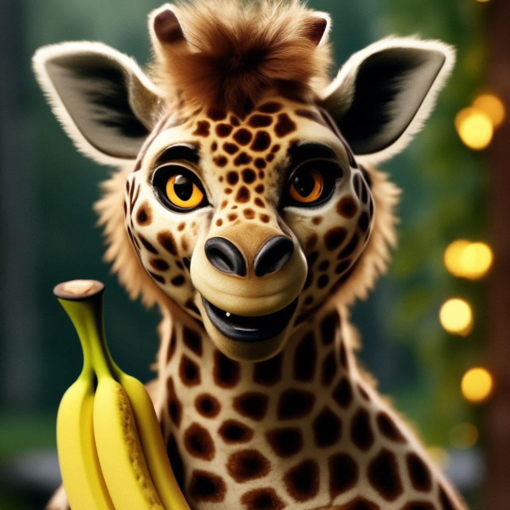 "A creep, humanoid, funny, fluffy …" — image created in Shedevrum