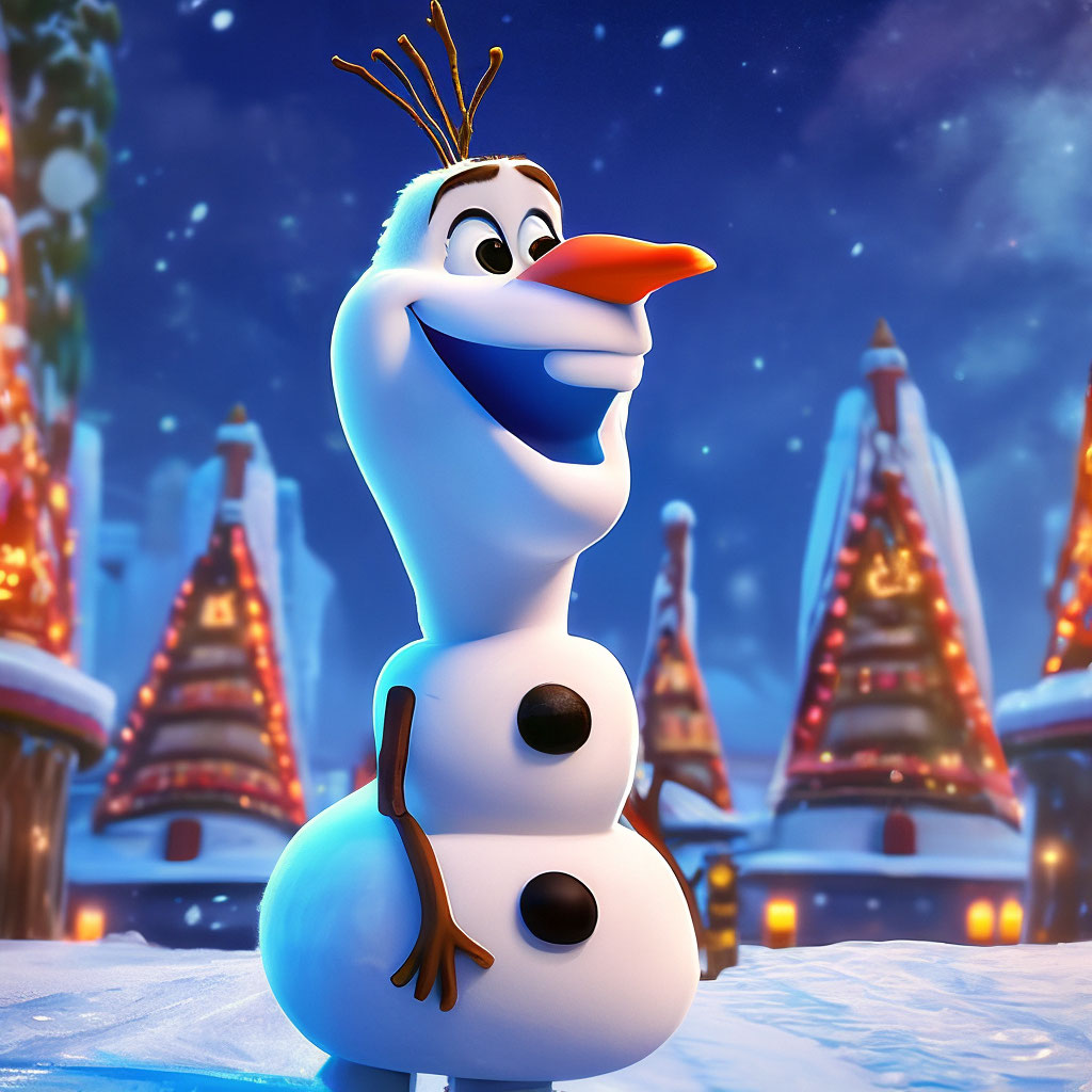 Cartoon Olaf