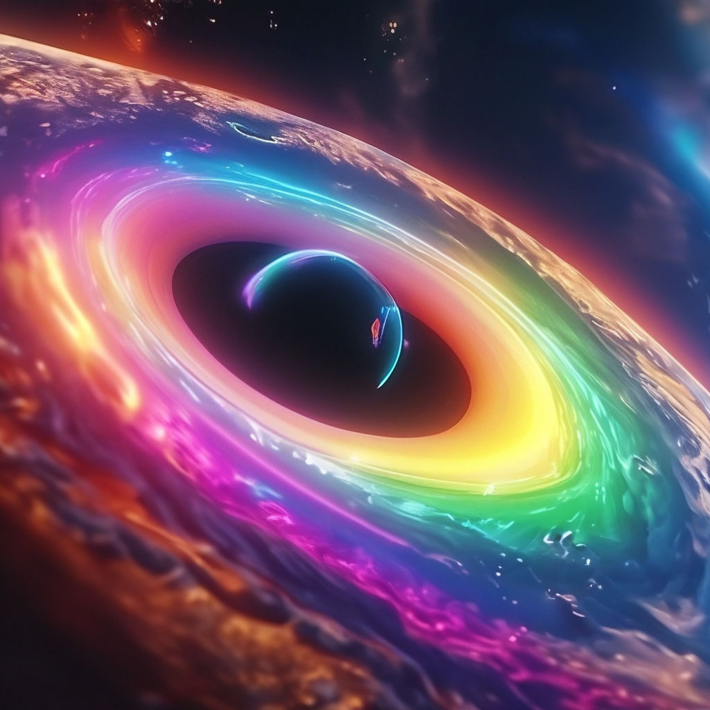 Black Holes Amazing Rainbow Kids News: New View Of Milky Way Magnetic