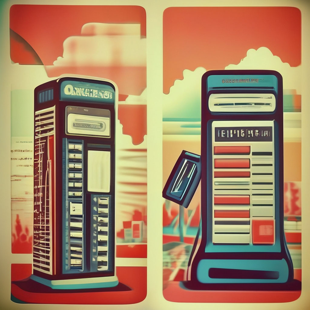 "Phone changes" — image created in Shedevrum