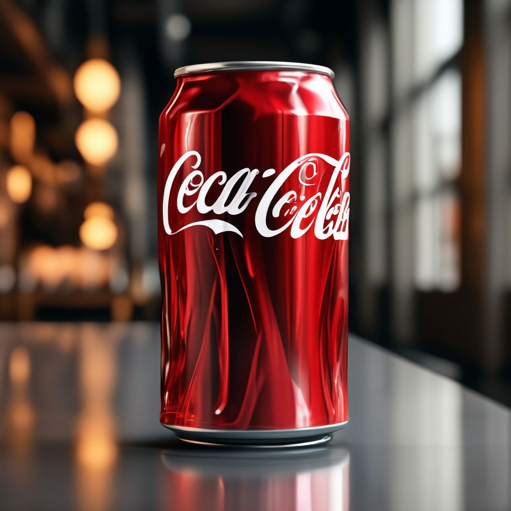 "Coca-Cola, realistic" — image created in Shedevrum