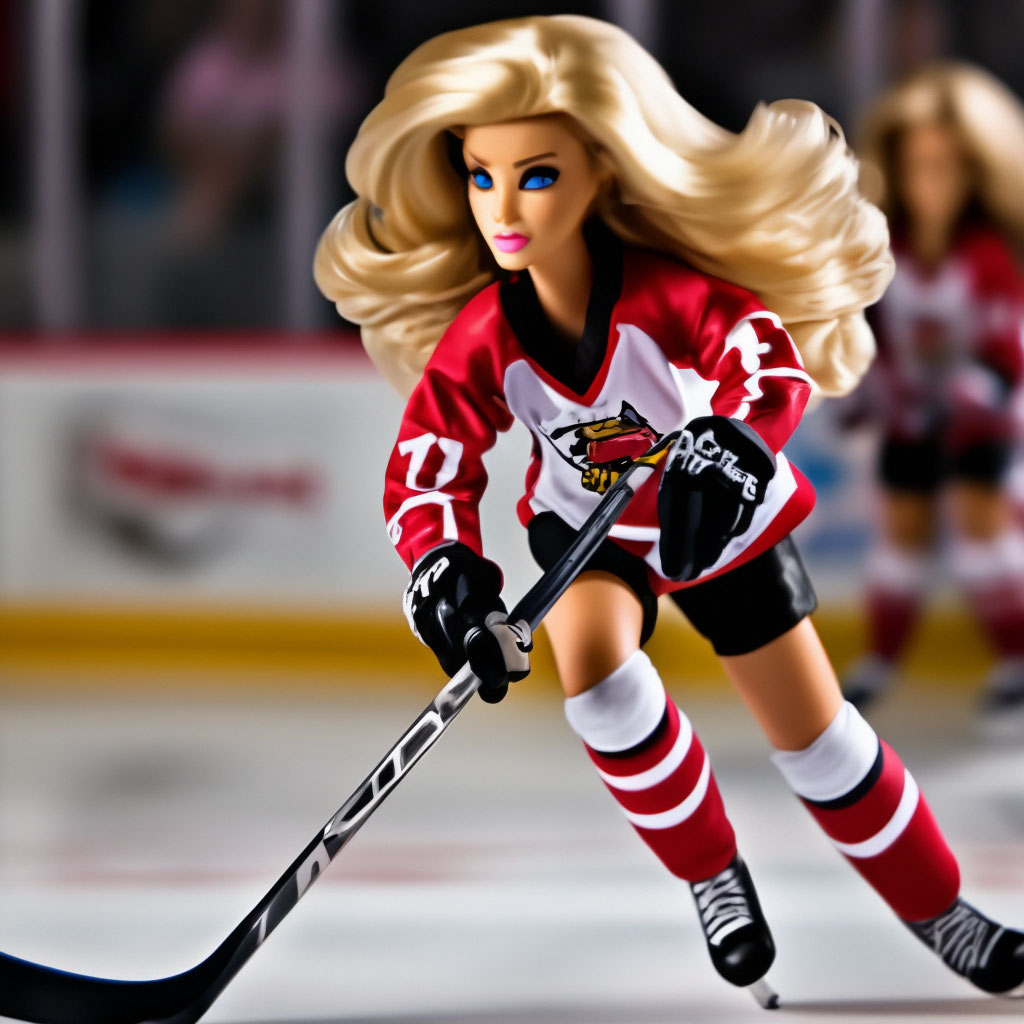 Hockey barbie store